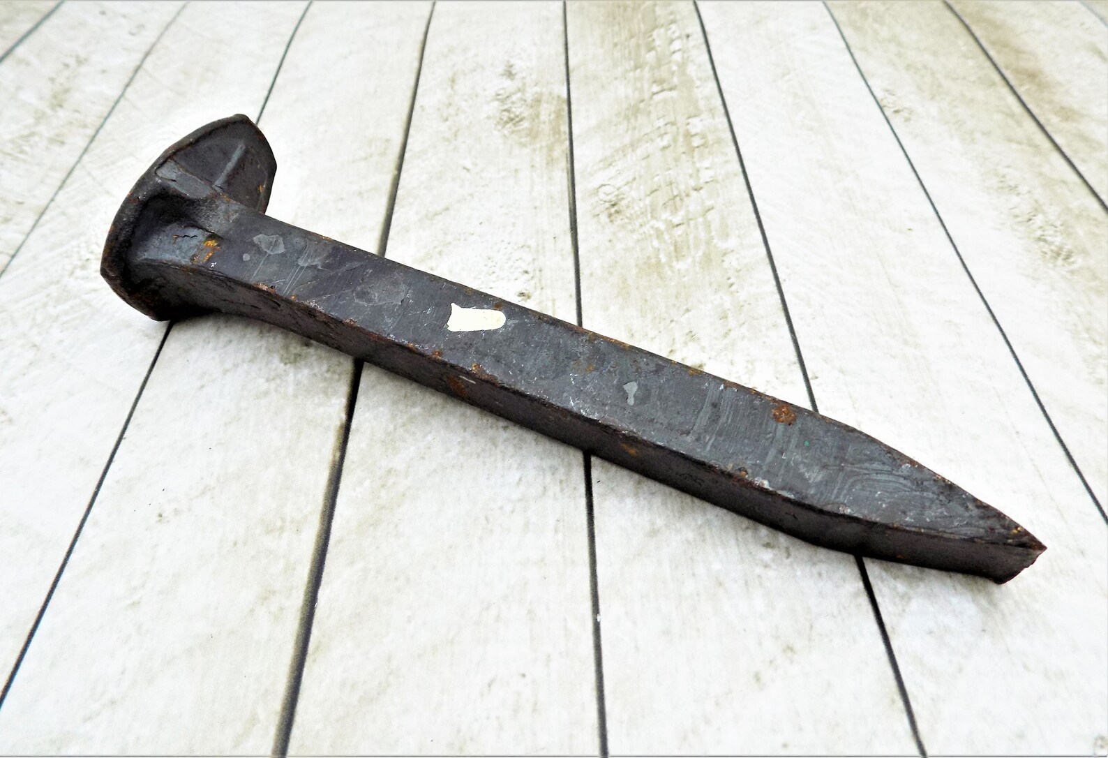 Cast Iron Railroad Spike Rusty Crusty Huge Nail Railway | Etsy