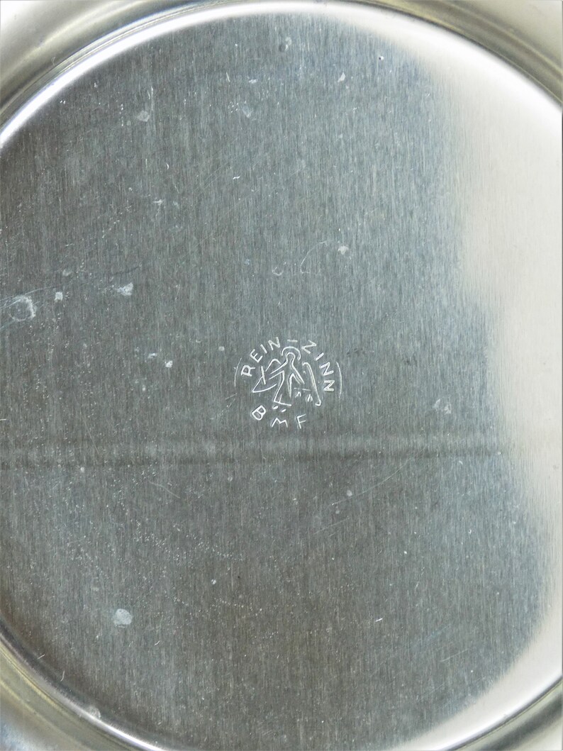BMF Rein Zinn Stein German Pewter Lid Glass Stein Lords - Etsy