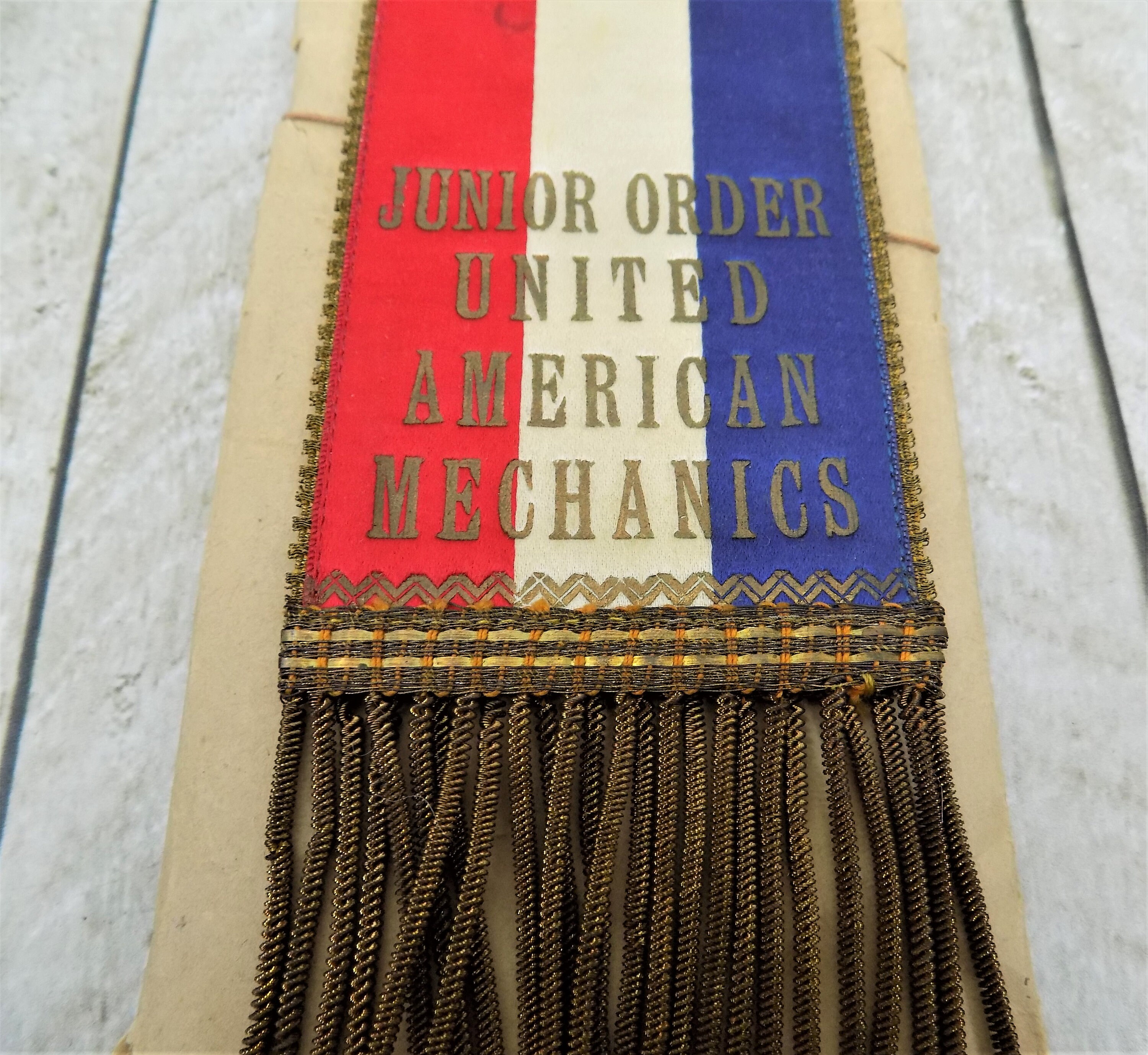 Junior Order United American Mechanics Member Medal Ribbon | Etsy