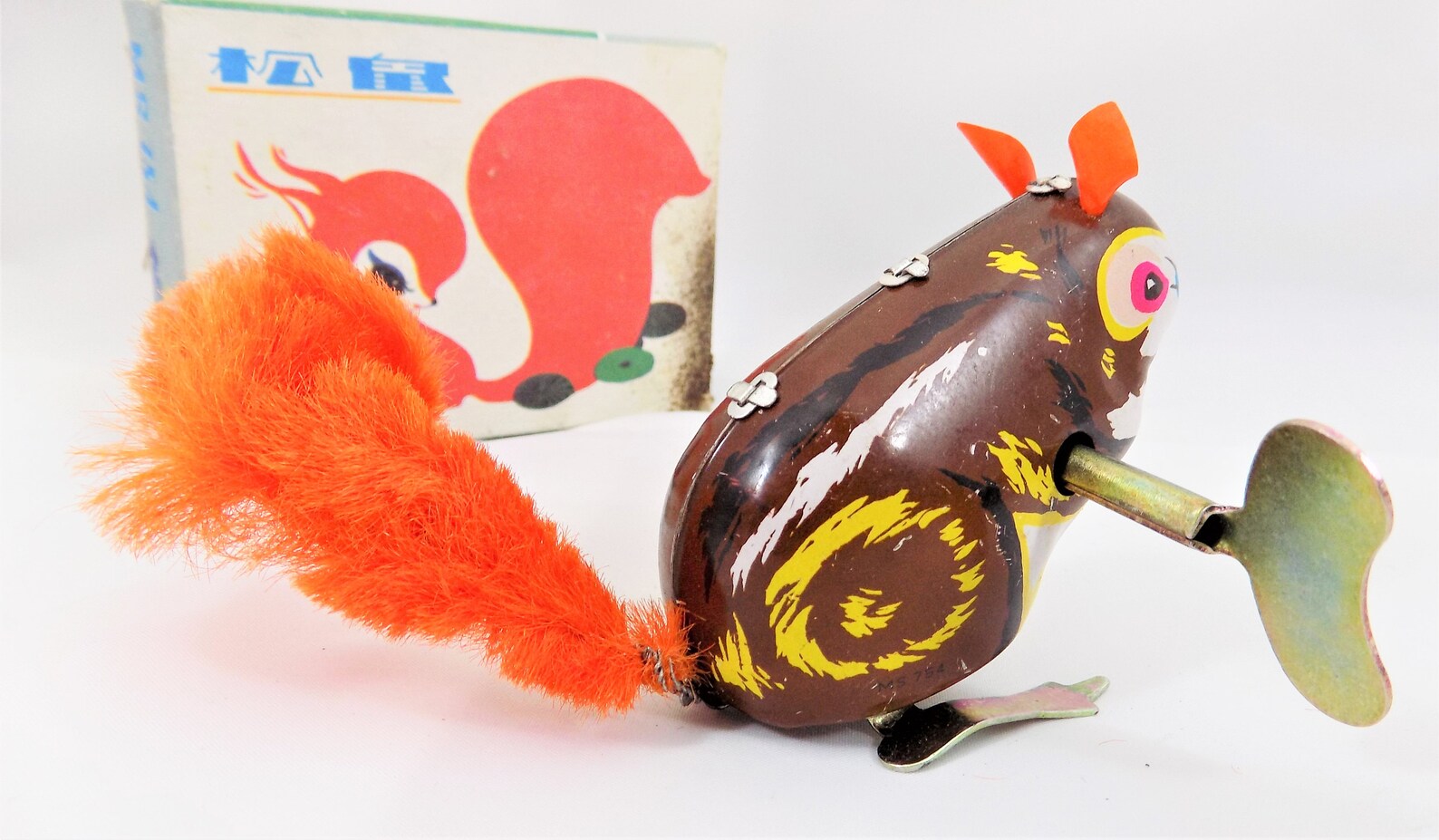 Wind up Squirrel Litho Toy With Key Clock Work Working | Etsy