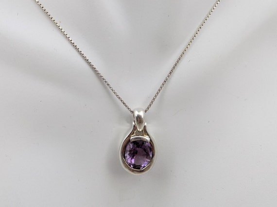 Vintage amethyst pendant store