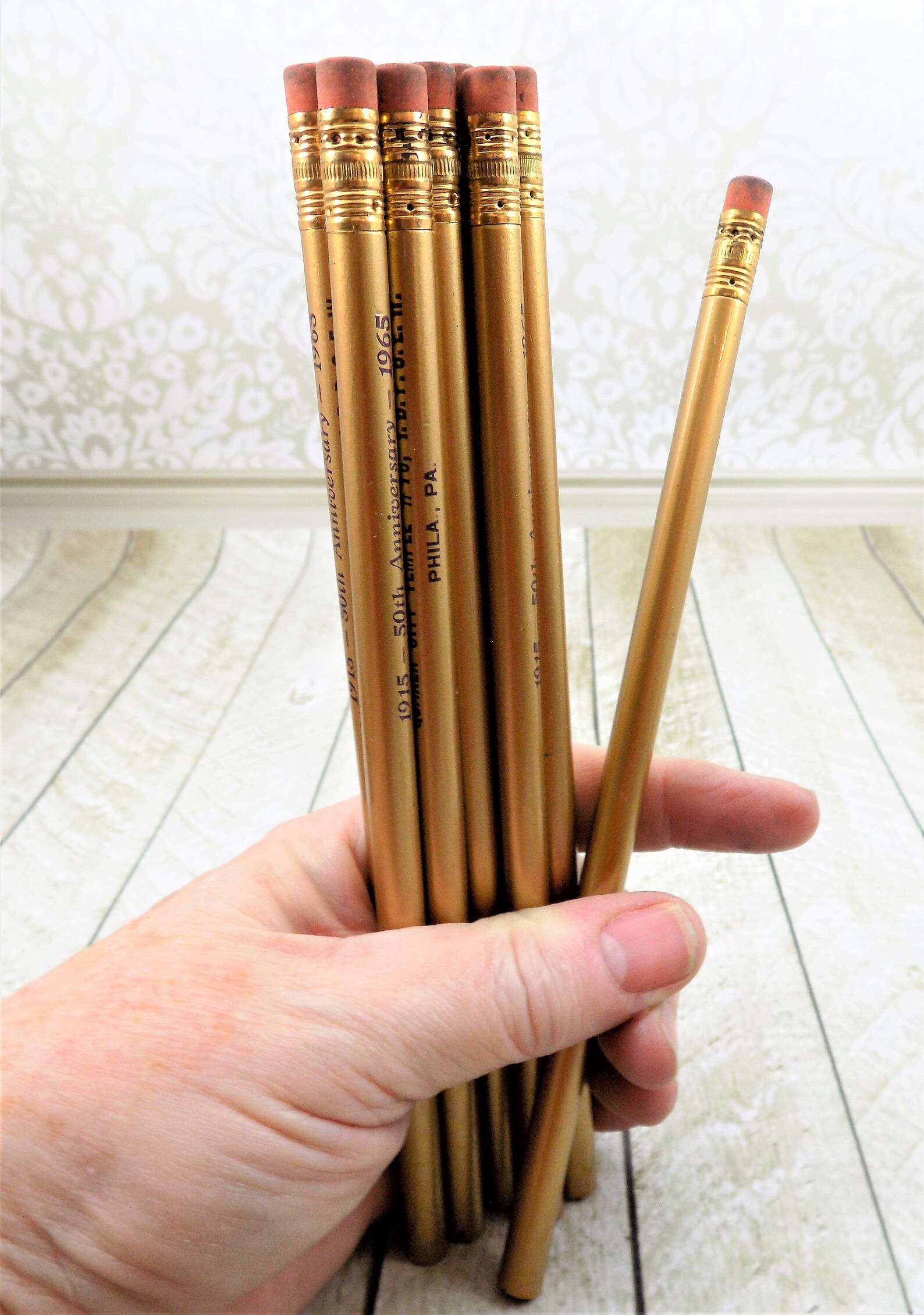 Quaker City Temple 73 Elks Lodge Pencils 50th Anniversary - Etsy