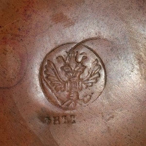 Imperial Russian Copper Coffee Pot 13", Hand Hammered Copper and Brass ...