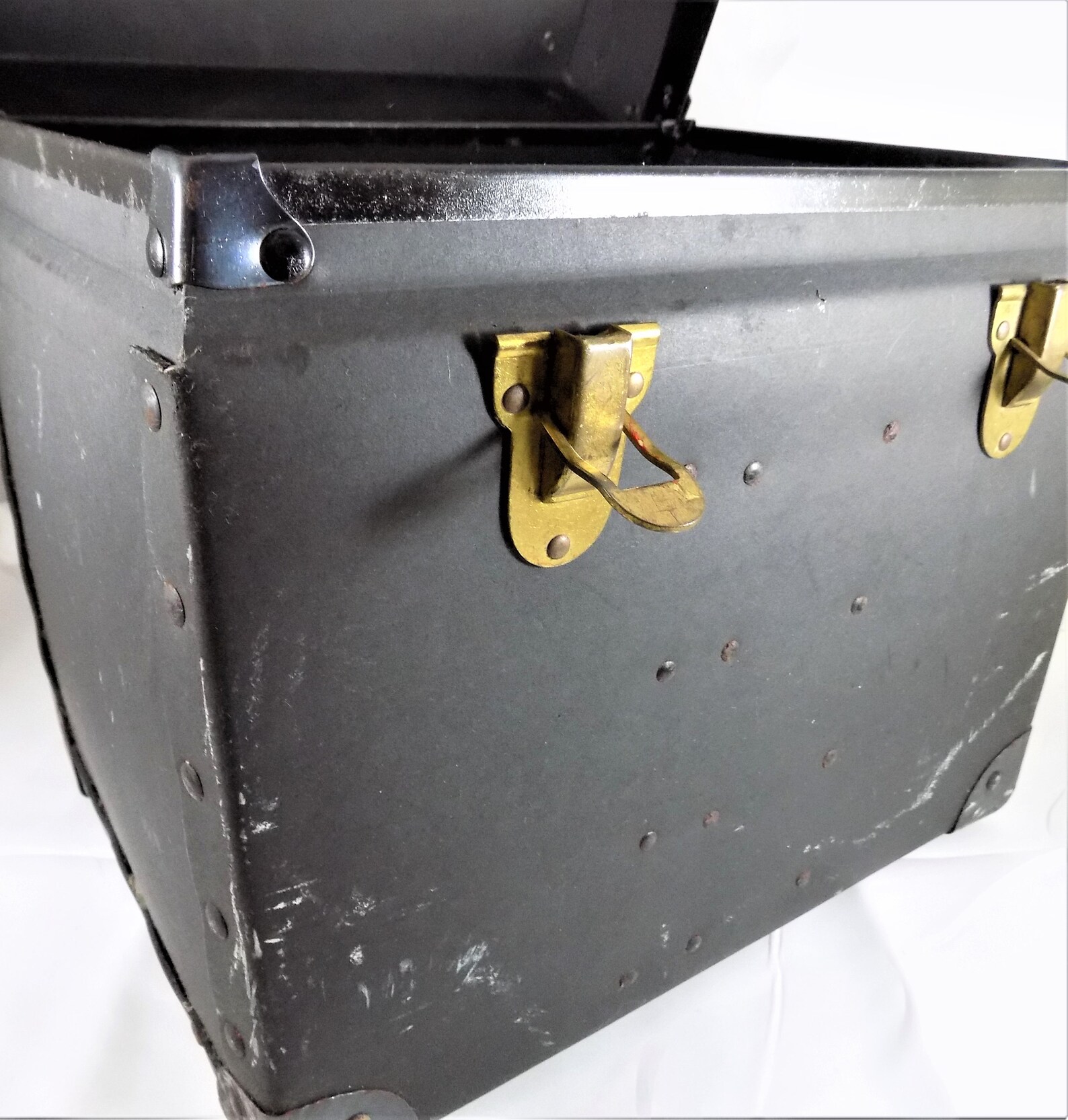 Portable Storage Case Metal Snap Closures Faux Leather - Etsy