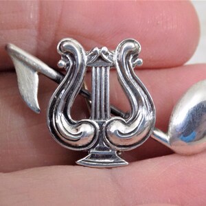 Sterling Lyre Brooch, Ancient Harp, Musical Note, Music Lovers' Gifts ...