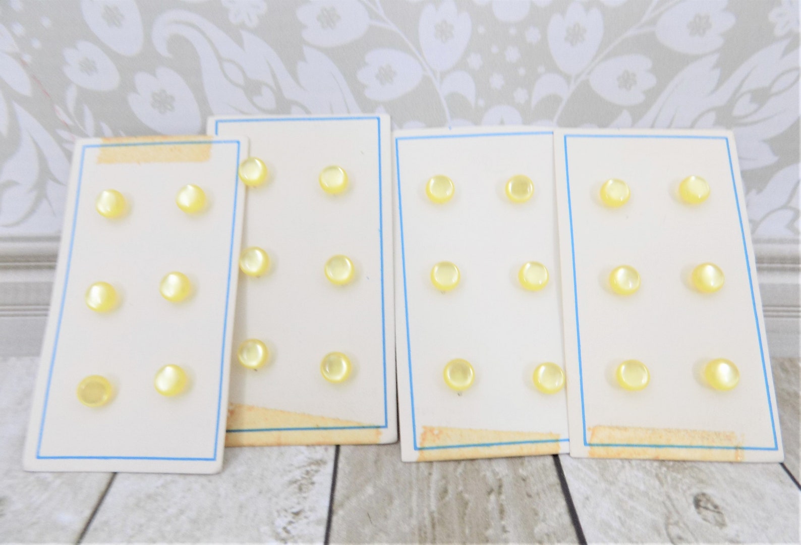 6mm Buttons on Cards Baby Buttons Doll Clothes Vintage | Etsy