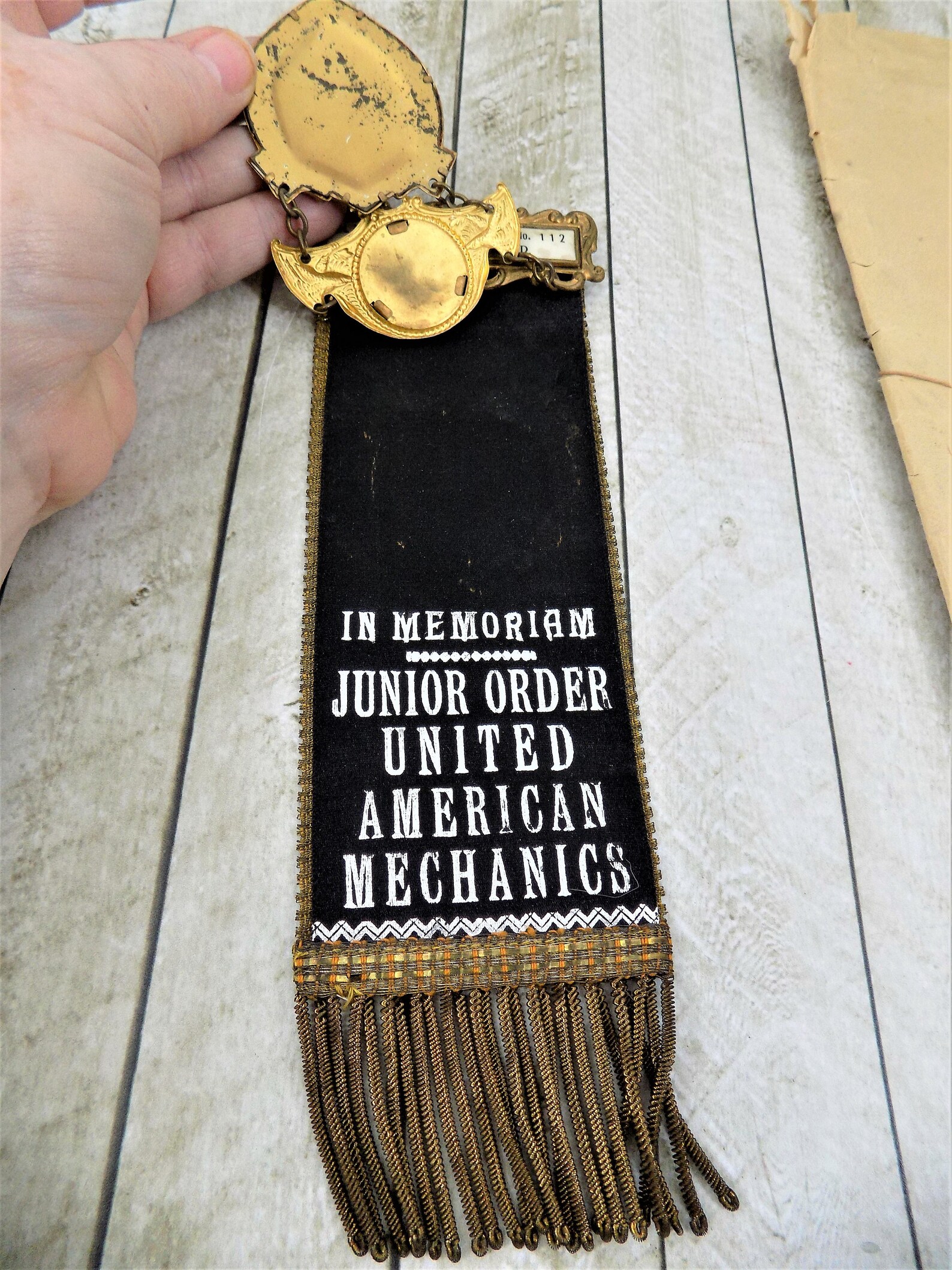 Junior Order United American Mechanics Member Medal Ribbon - Etsy