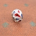 Swank, Silver Tone Pin, Blue and Red, Enamel Accents, Egg Shaped ...