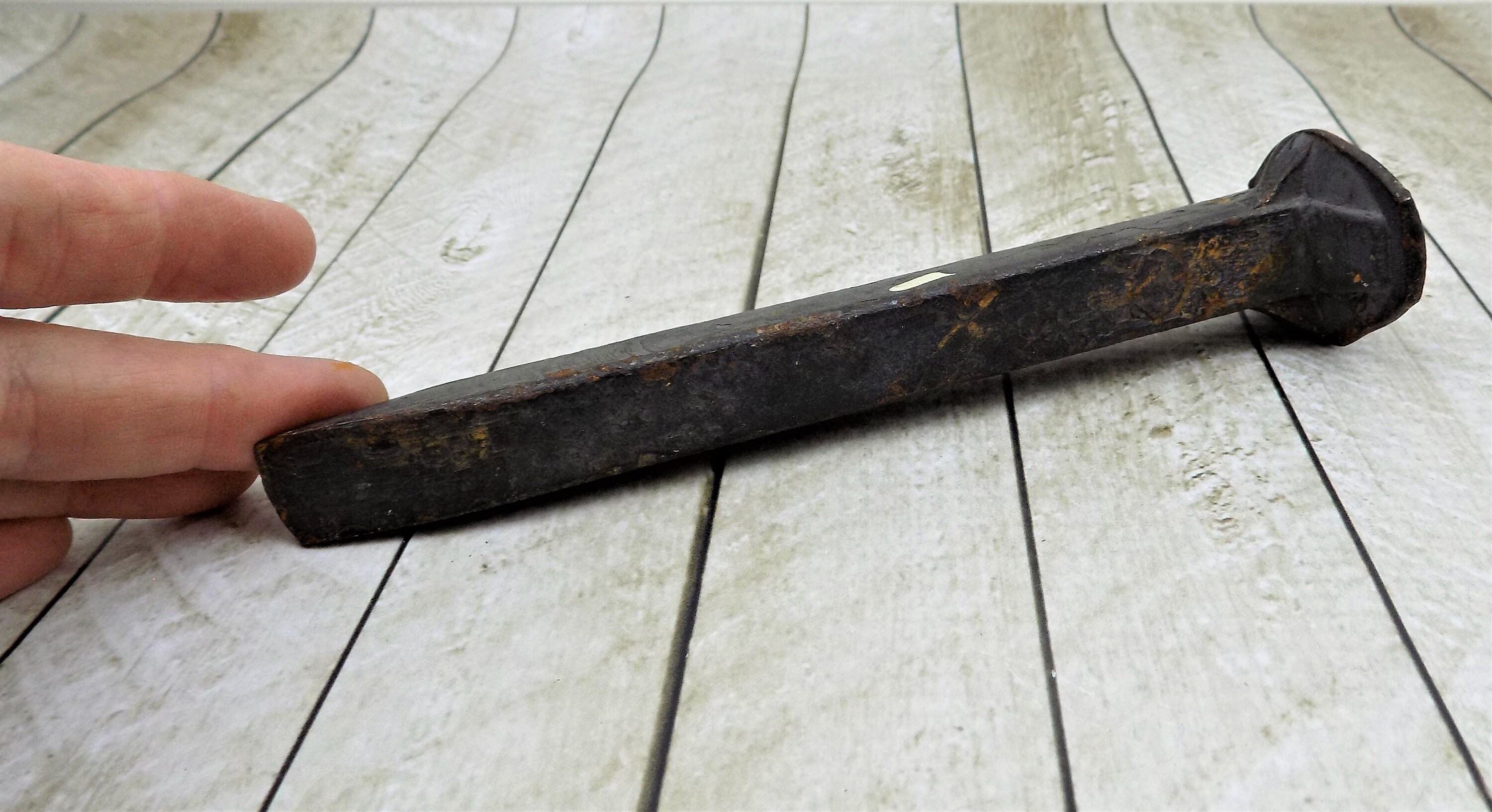 Cast Iron Railroad Spike Rusty Crusty Huge Nail Railway | Etsy