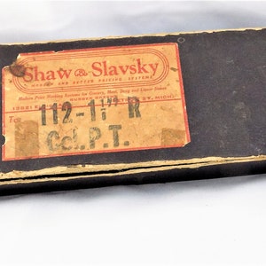Shaw & Slavsky Pricing Numbers, Price Marking, Store Pricing, Original ...