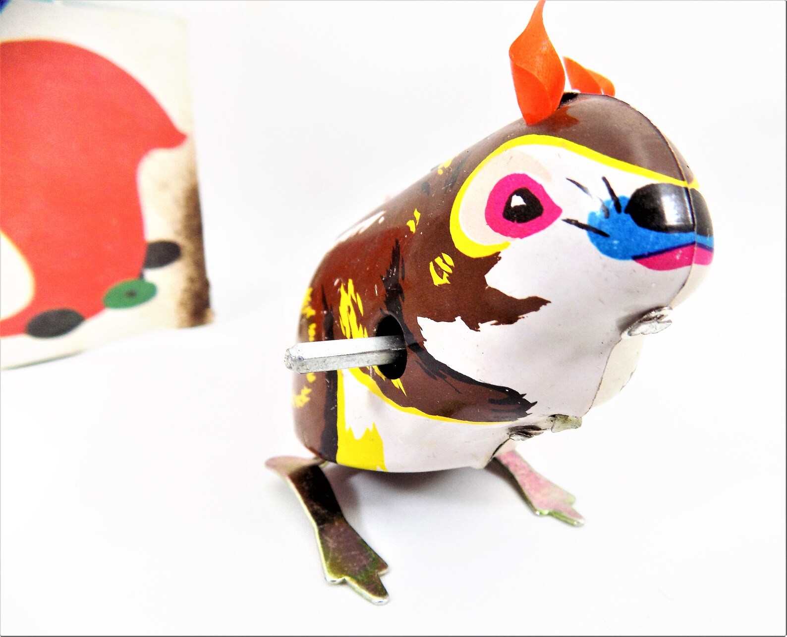 Wind up Squirrel Litho Toy With Key Clock Work Working | Etsy