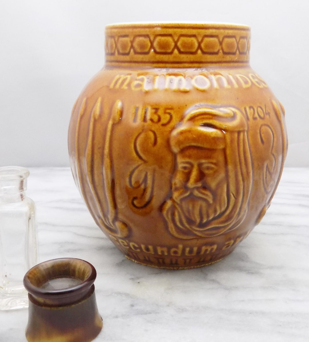 Schering Corporation 1960s Mortar Jar, Vintage Advertising Ceramic ...