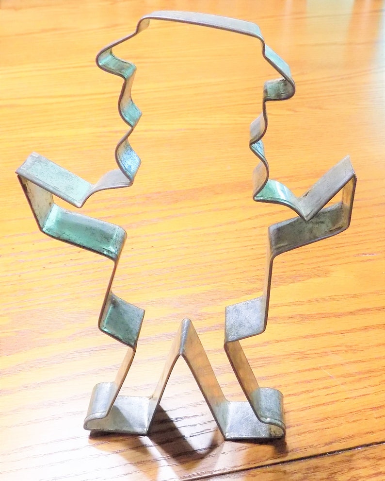 Large Tin Man Cookie Cutter Amish Man Cookie Cutter 9 - Etsy