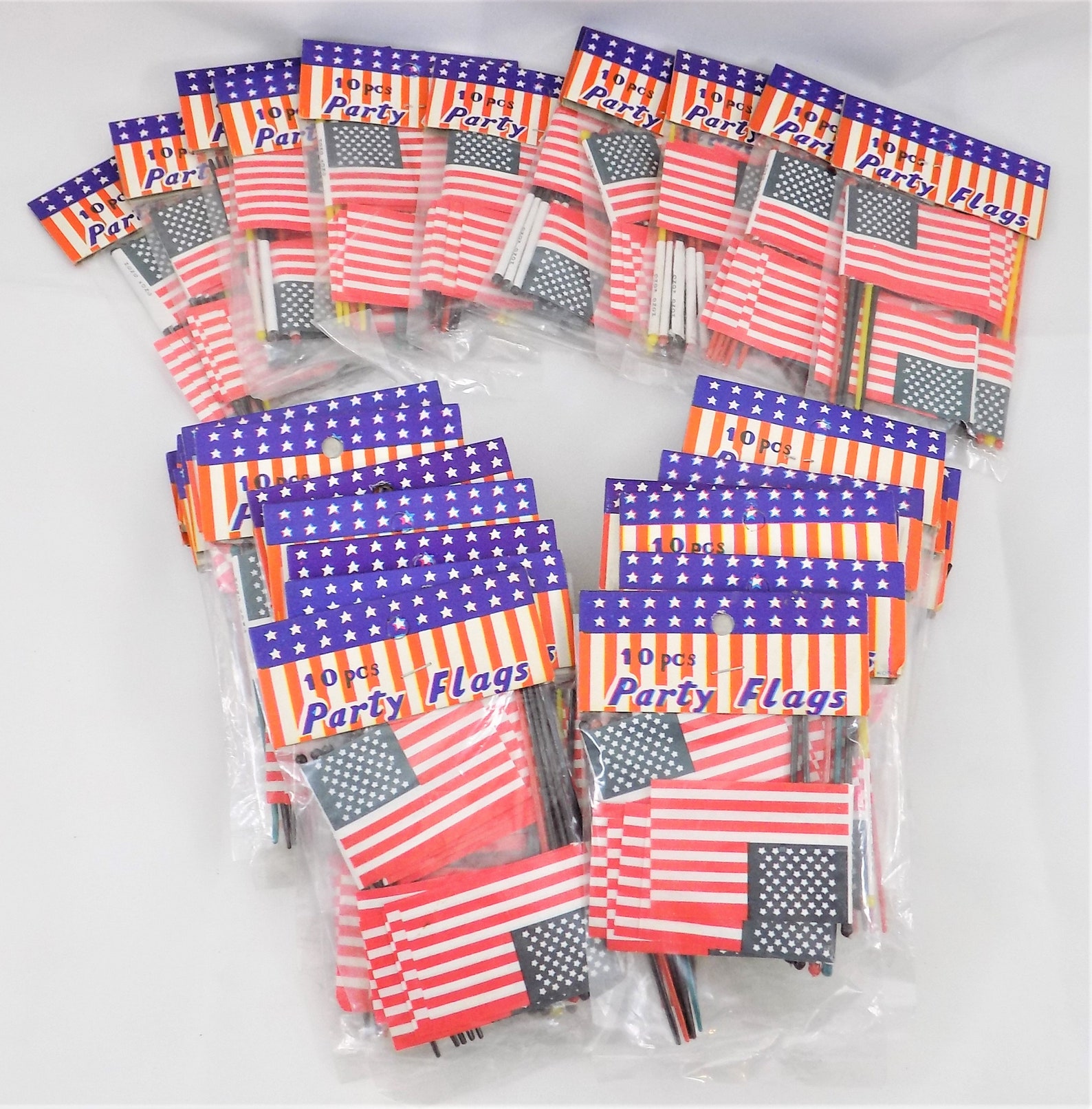 American Flag Party Picks 35 NOS Packages 350 Party Picks - Etsy
