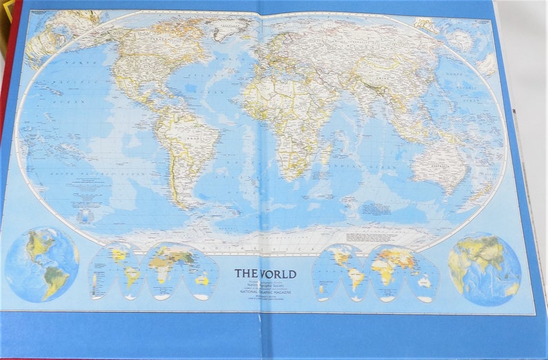 National Geographic Index 1988 1988 100 Years Vintage - Etsy