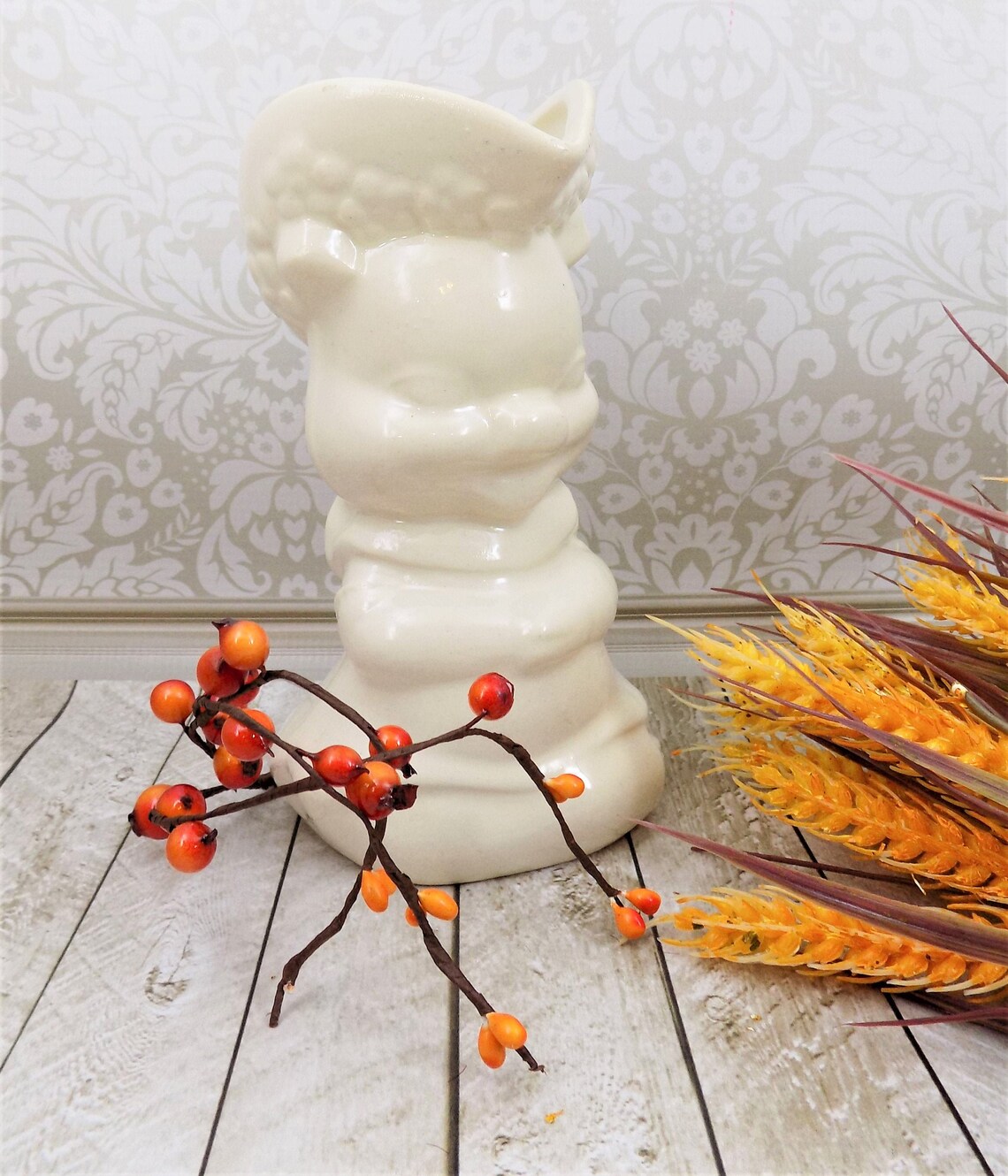 Ceramic Pig Pitcher Milk Pitcher Marked USA Pig Cottage - Etsy