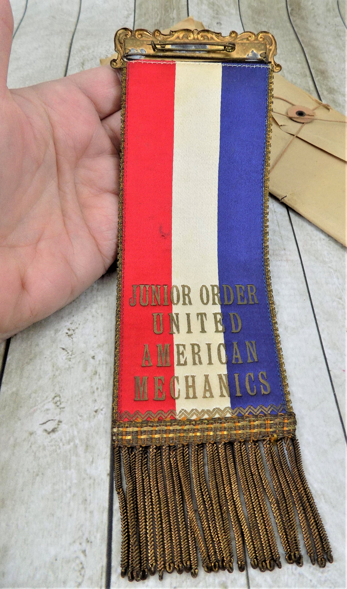 Junior Order United American Mechanics Member Medal Ribbon | Etsy