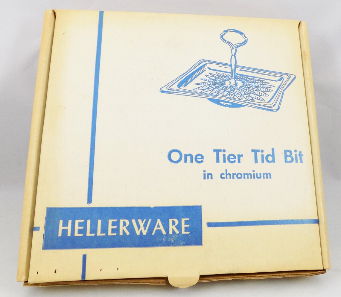 Hellerware Chromium Tray One Tier Tid Bit Mid Century Shiny - Etsy