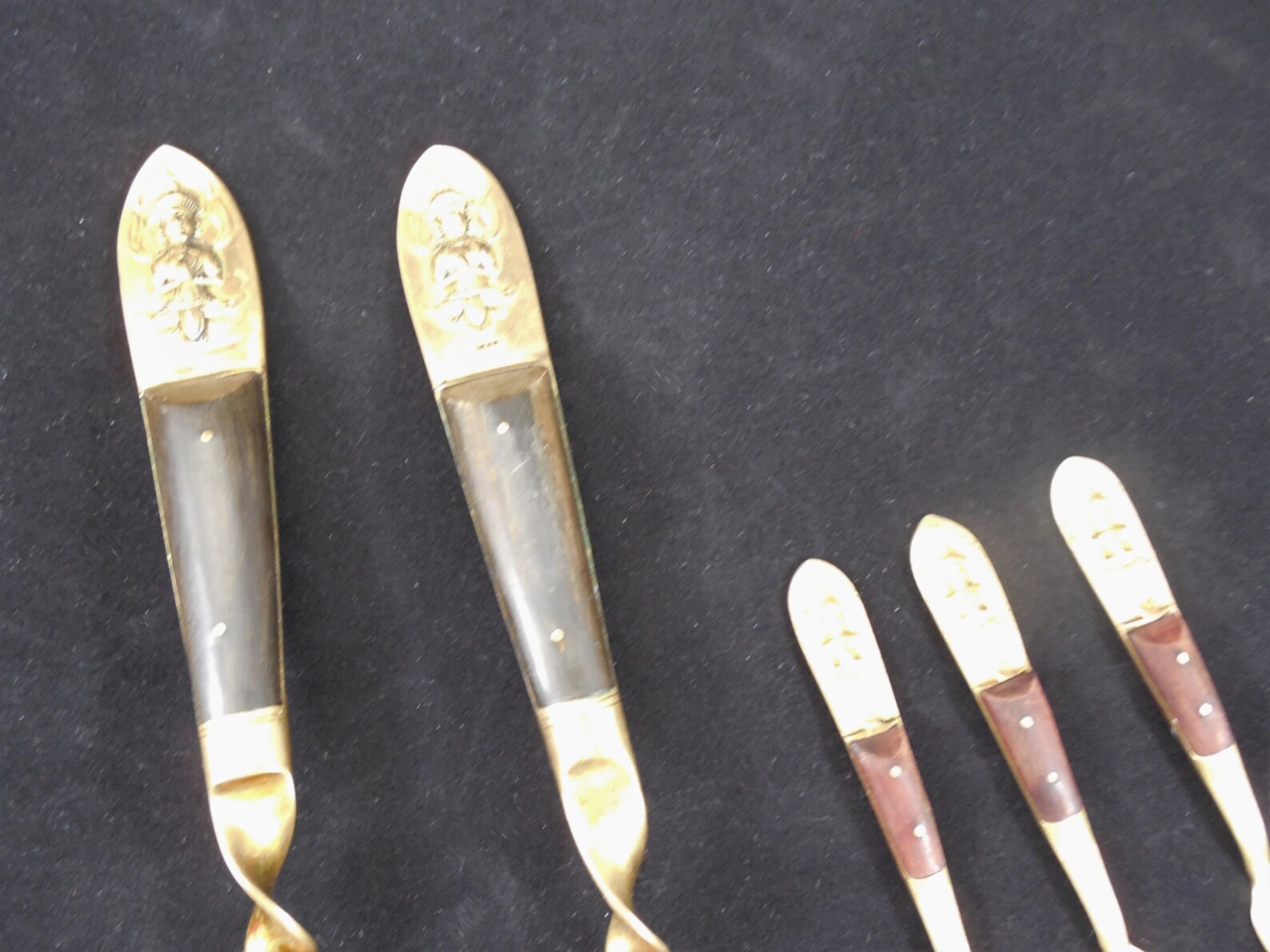 Siam Souvenir Spoons Siam Forks Vintage Anna Jewelry | Etsy