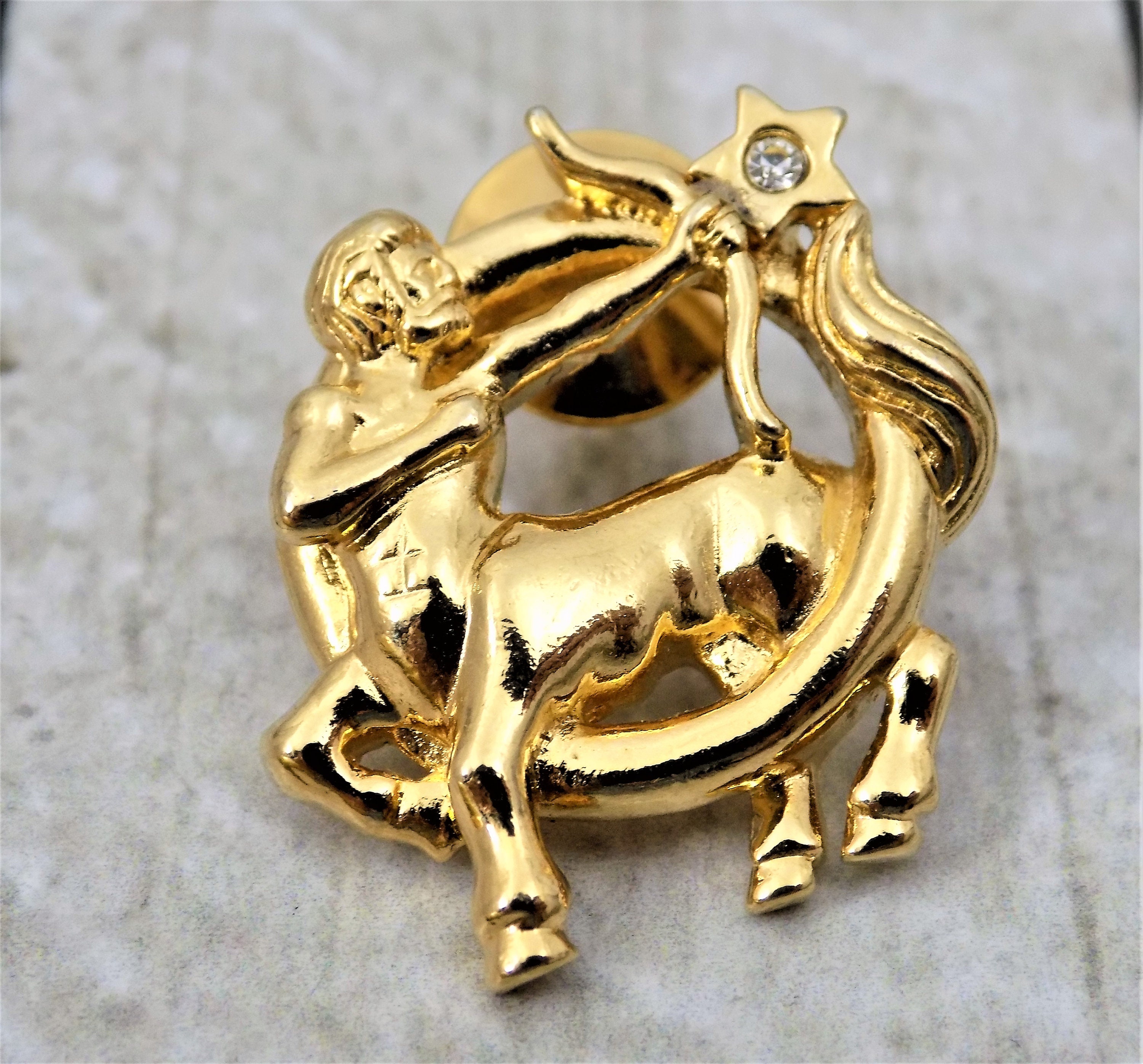 Avon Sagittarius Pin Signs of the Future 1990 Avon Zodiac | Etsy