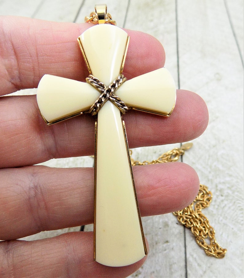 Avon Juliet Cross Gothic Design Cream Gold Accents 26 - Etsy