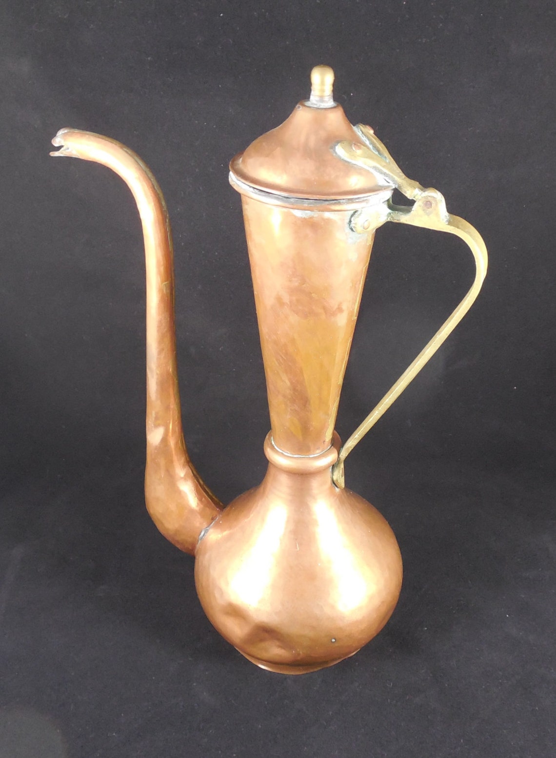 Imperial Russian Copper Coffee Pot 13 Hand Hammered - Etsy
