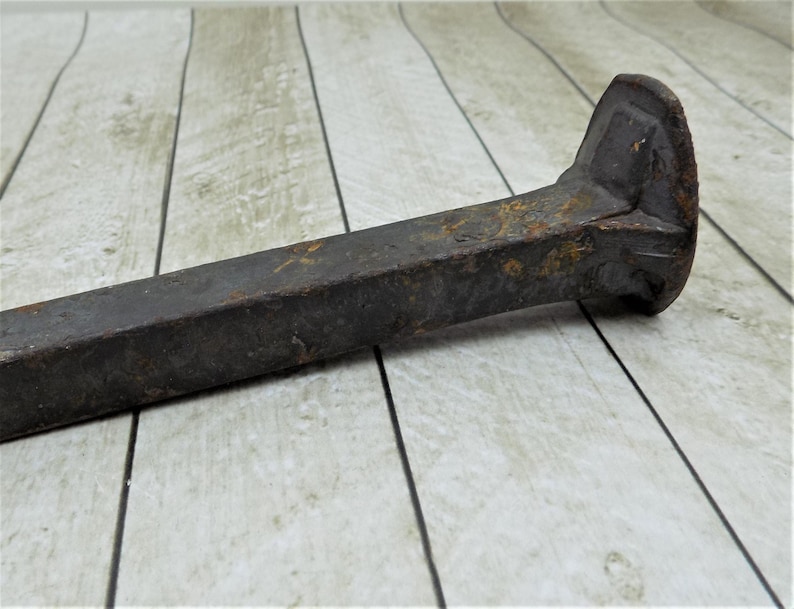 Cast Iron Railroad Spike Rusty Crusty Huge Nail Railway | Etsy
