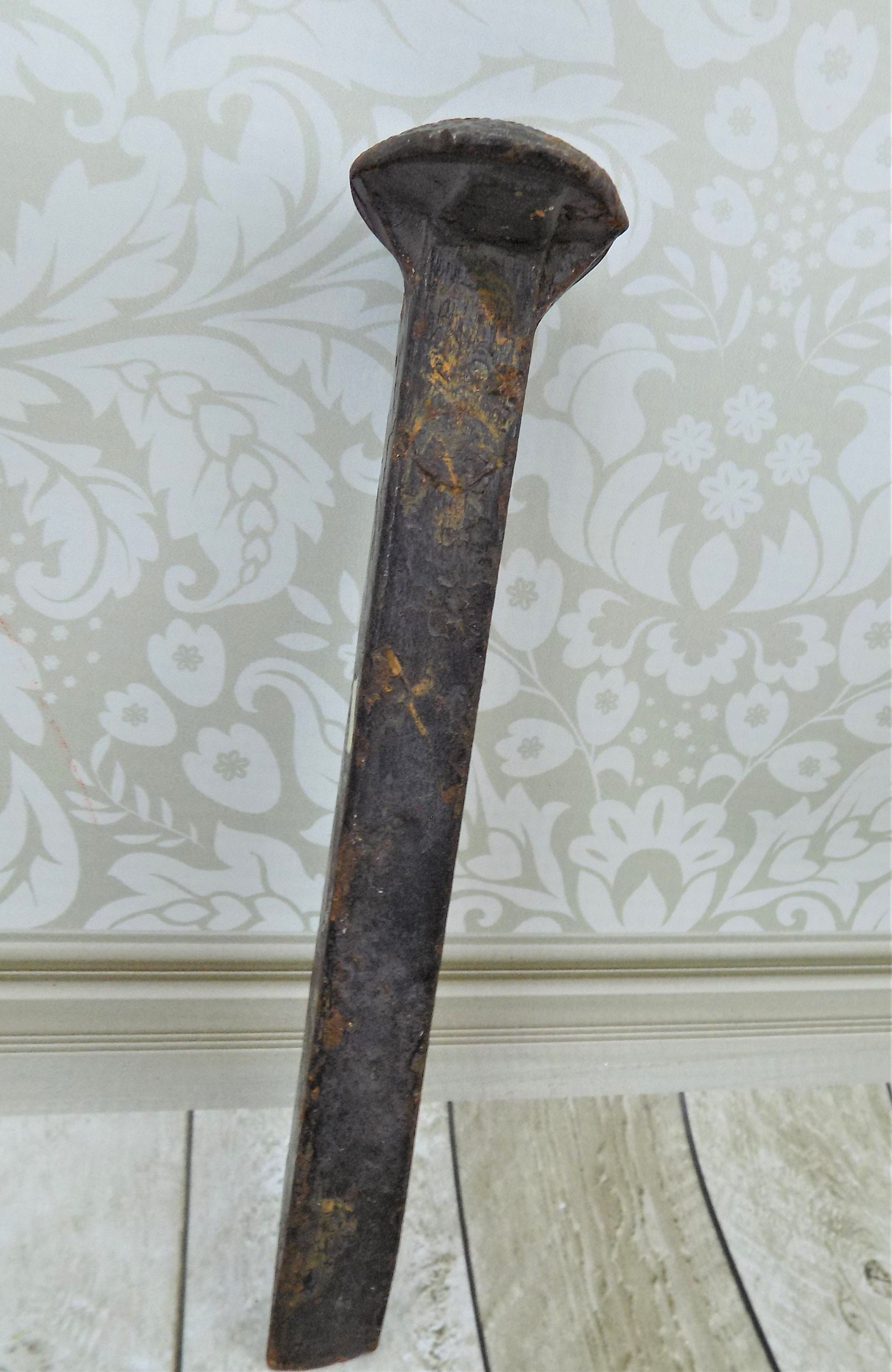 Cast Iron Railroad Spike Rusty Crusty Huge Nail Railway | Etsy