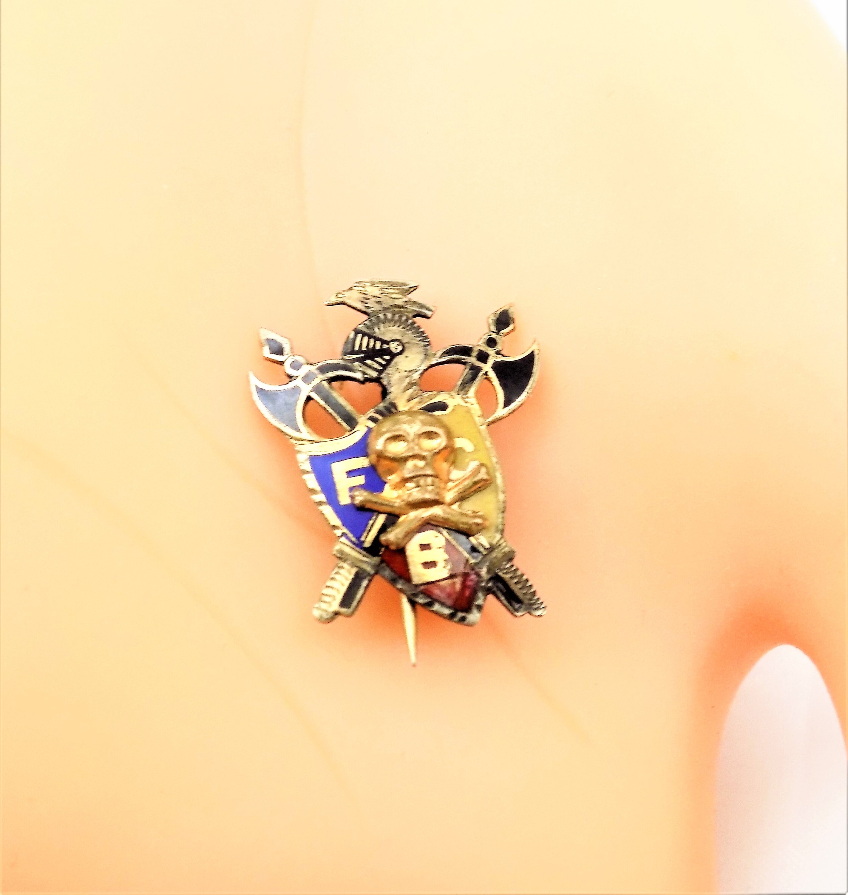 Knights of Pythias FCB Fraternal Knight Pin, Vintage Fraternity ...