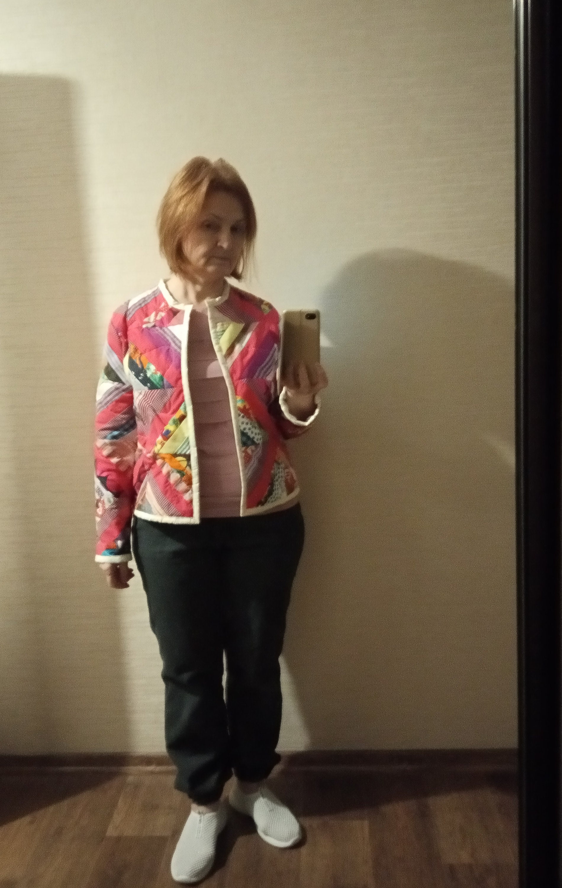 Patchwork Quilted Jacket Cotton Fabric Multicolor Quilt Coat - Etsy