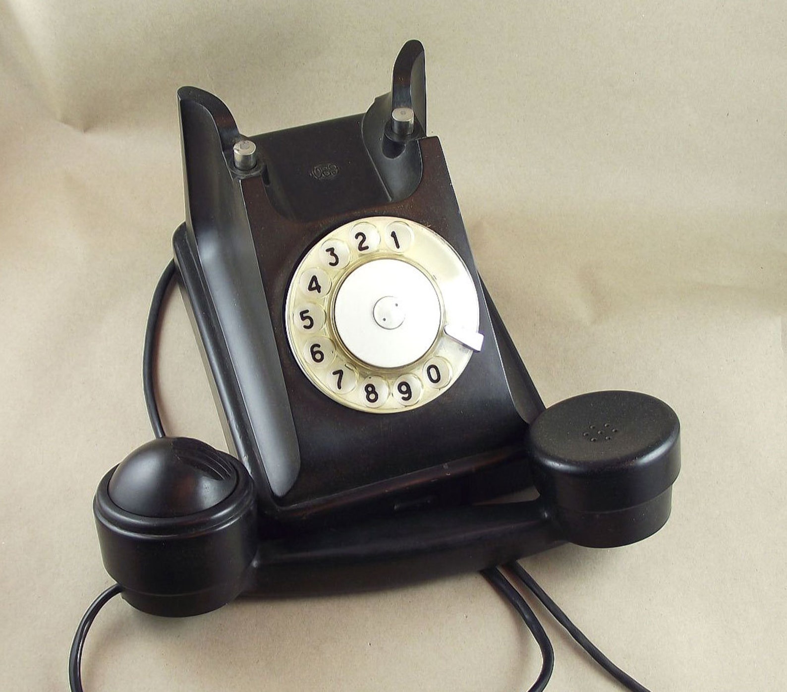 Rare Vintage Soviet Rotary Telephone. Soviet Bakelite Vintage Phone ...