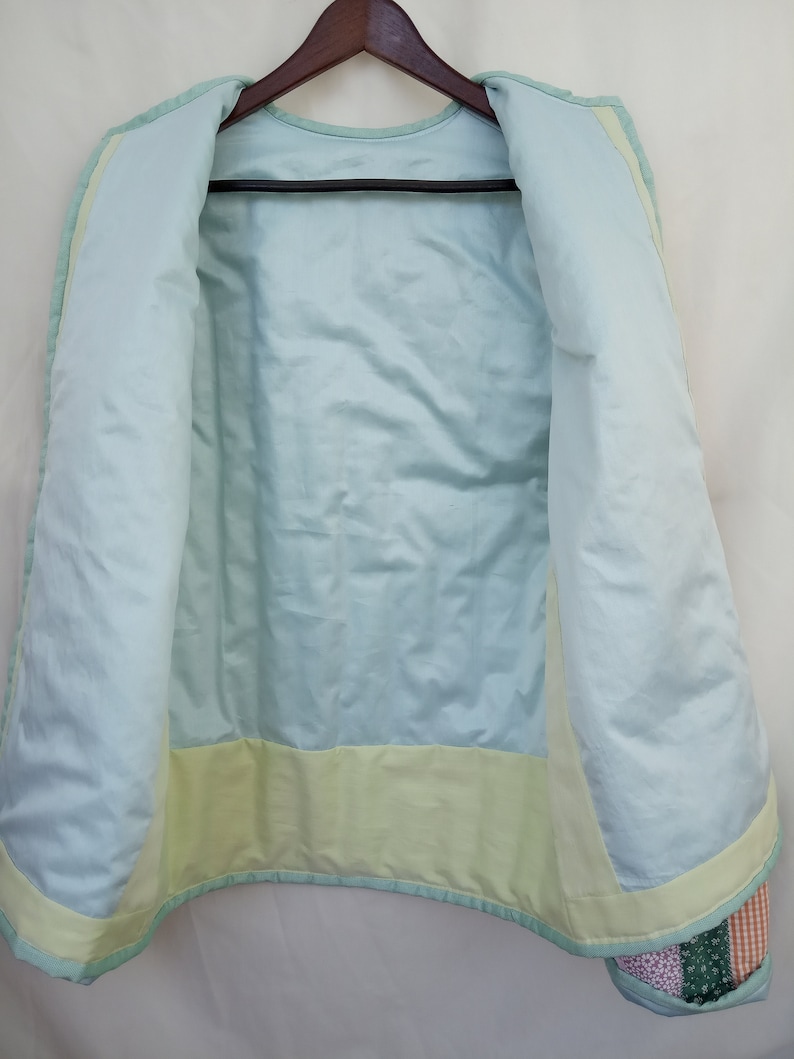 Patchwork Quilted Jacket Cotton Fabric Quilt Coat Patchwork - Etsy