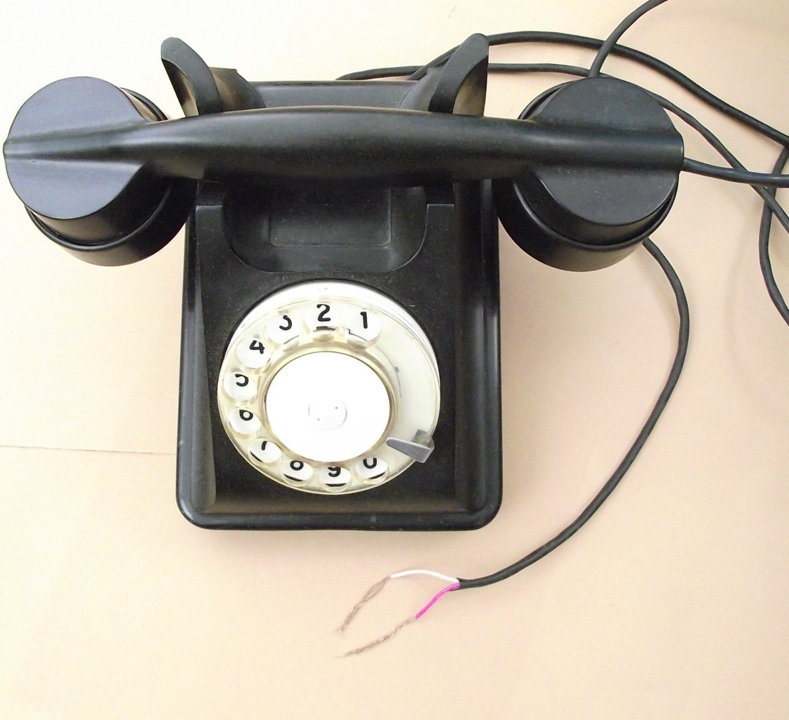 Rare Vintage Soviet Rotary Telephone. Soviet Bakelite Vintage Phone ...