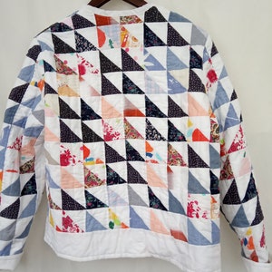 Patchwork Quilted Jacket Cotton Fabric, Quilt Coat, Patchwork Coat ...