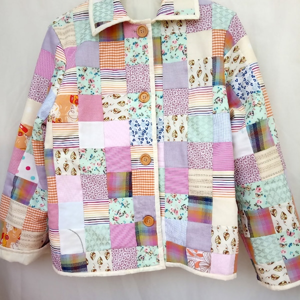 Patchwork Coat - Etsy