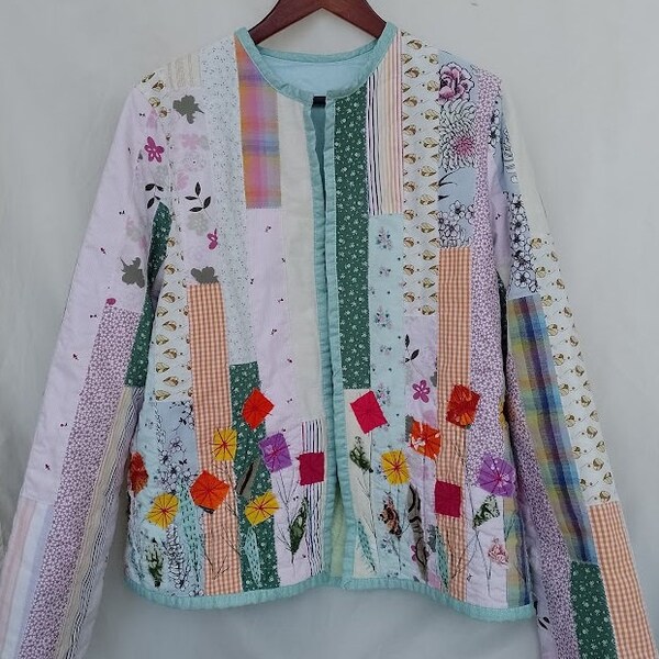 Patchwork Quilt Jacket - Etsy