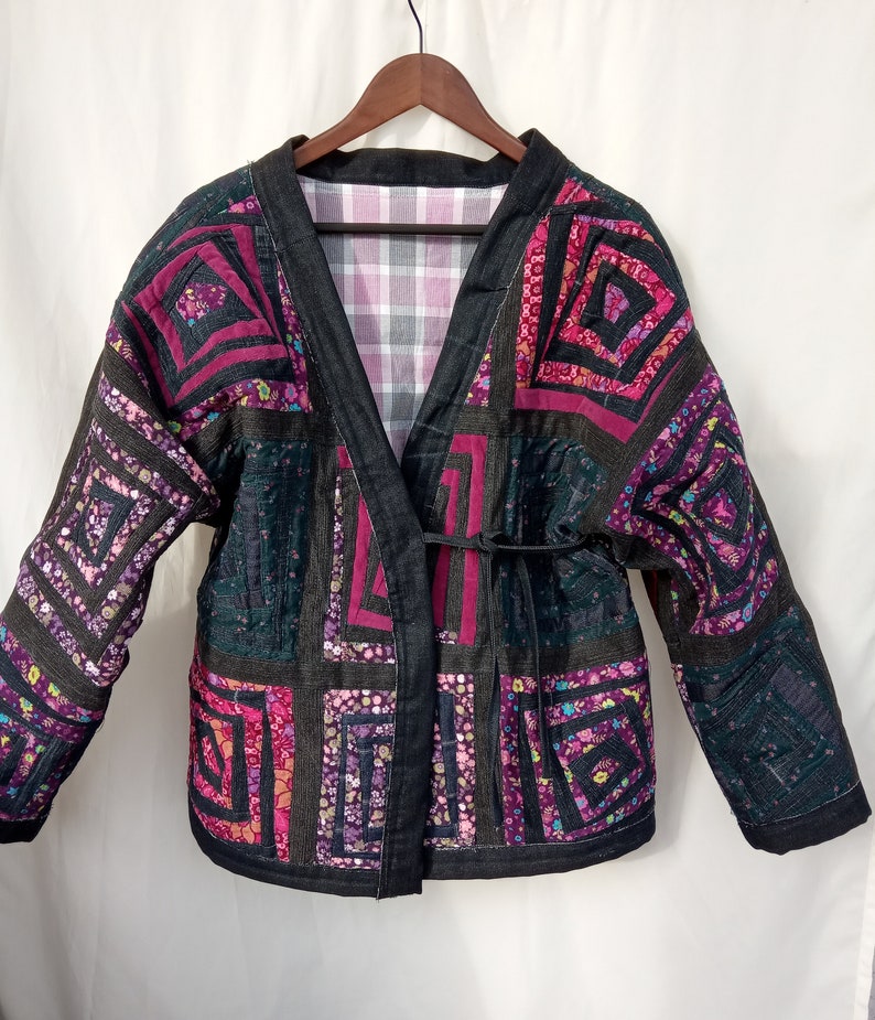 Patchwork Quilted Jacket Cotton Fabric, Quilt Coat, Patchwork Coat, Handmade Coat, Upcycled - Etsy