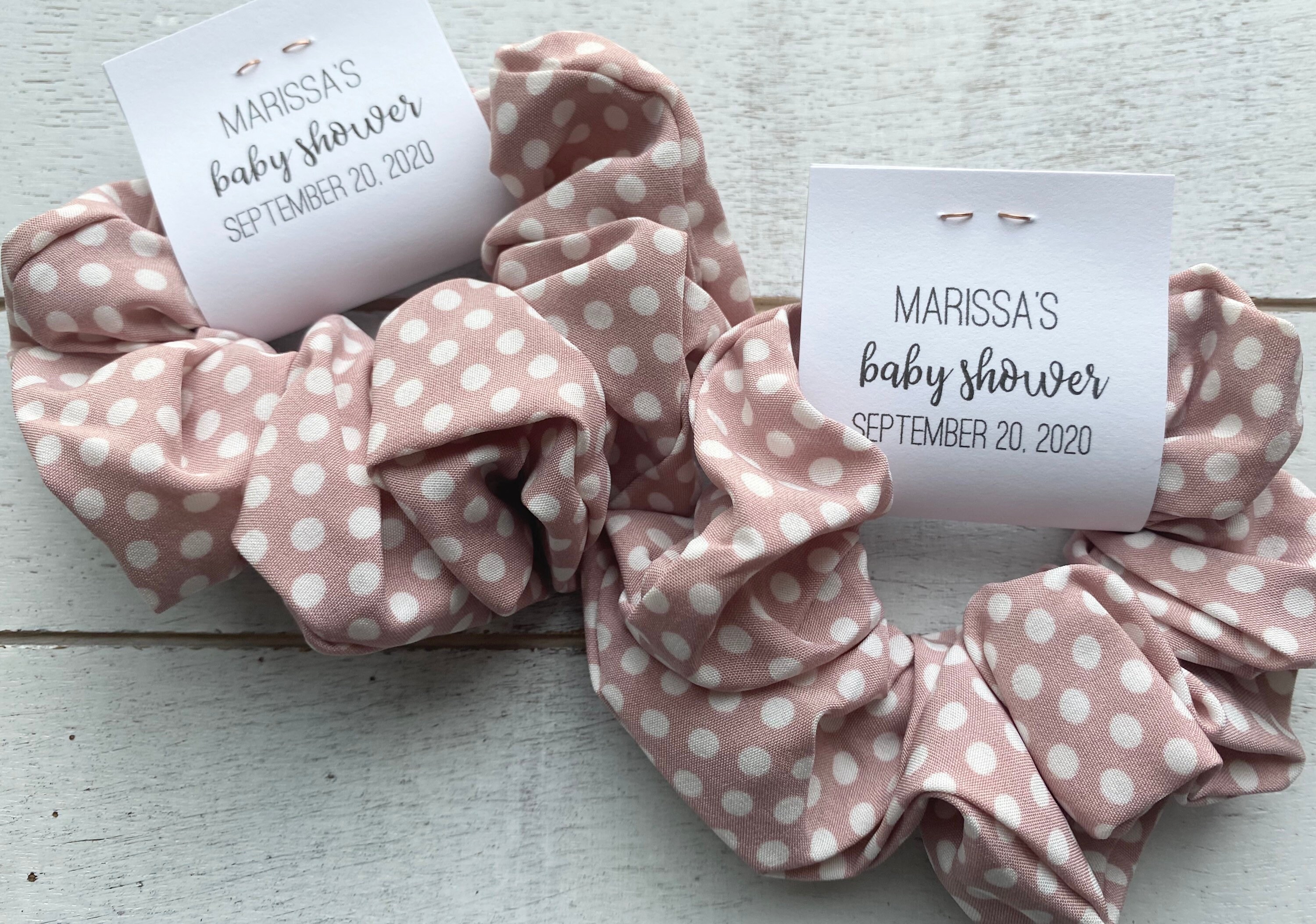 OH BABY Custom Baby Shower Scrunchies Baby Shower Scrunchie | Etsy