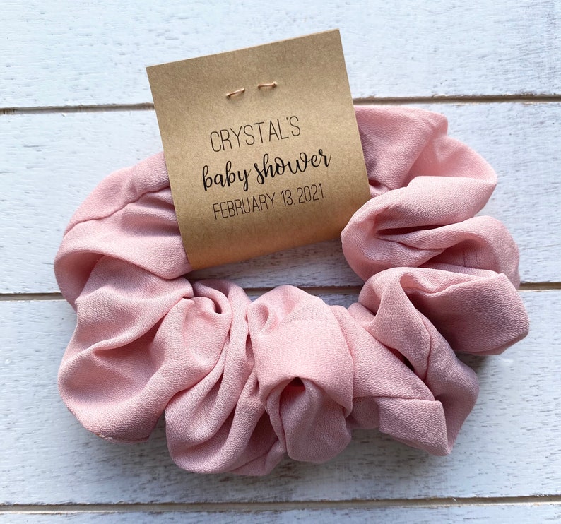 ITS A GIRL Custom Baby Shower Scrunchies Baby Shower - Etsy