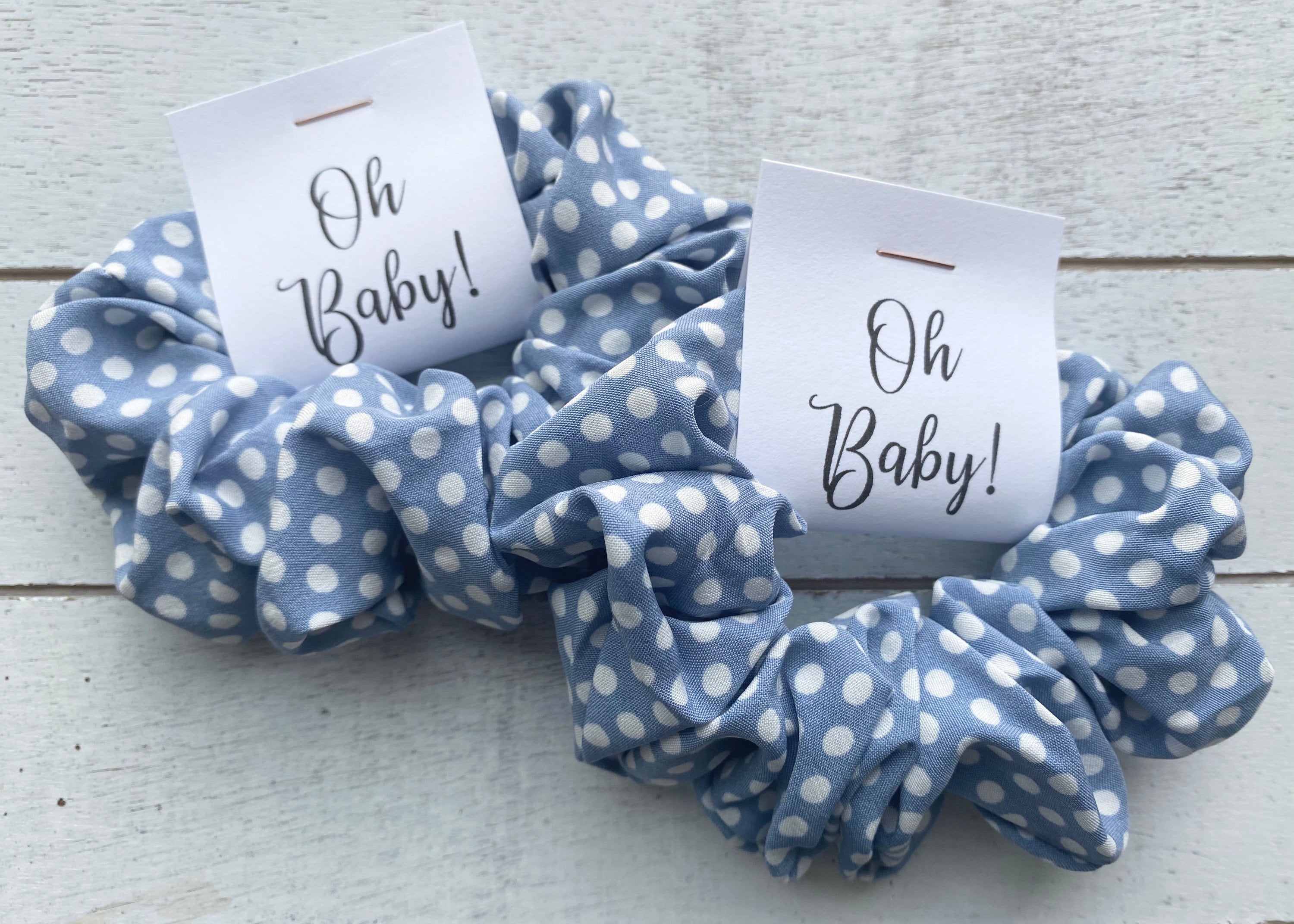 OH BABY Custom Baby Shower Scrunchies Baby Shower Scrunchie - Etsy Canada