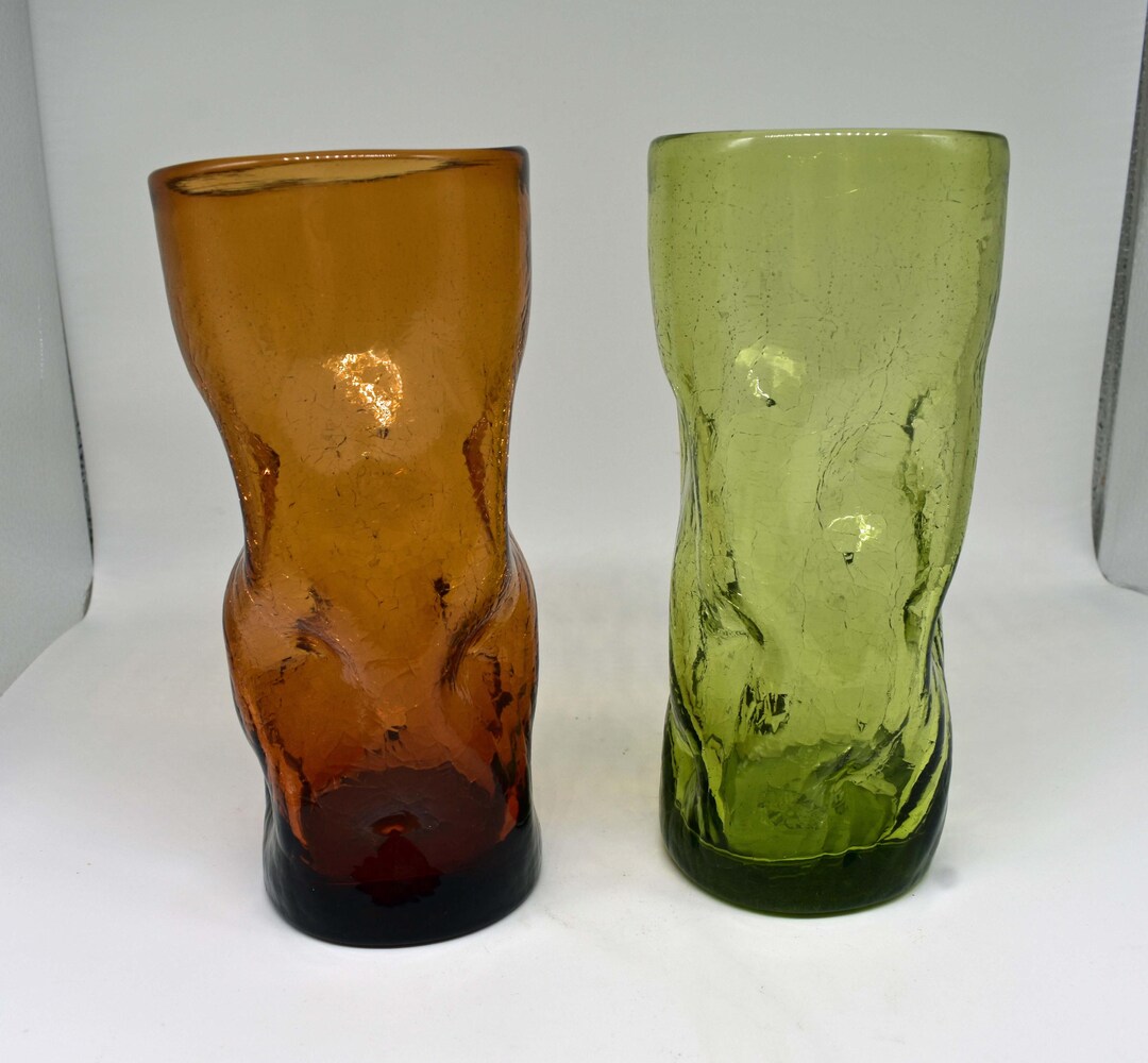 Blenko Style Glasses Barware - Etsy