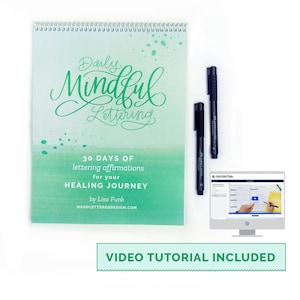 Daily Mindful Lettering Book: Healing Journey Edition - Etsy