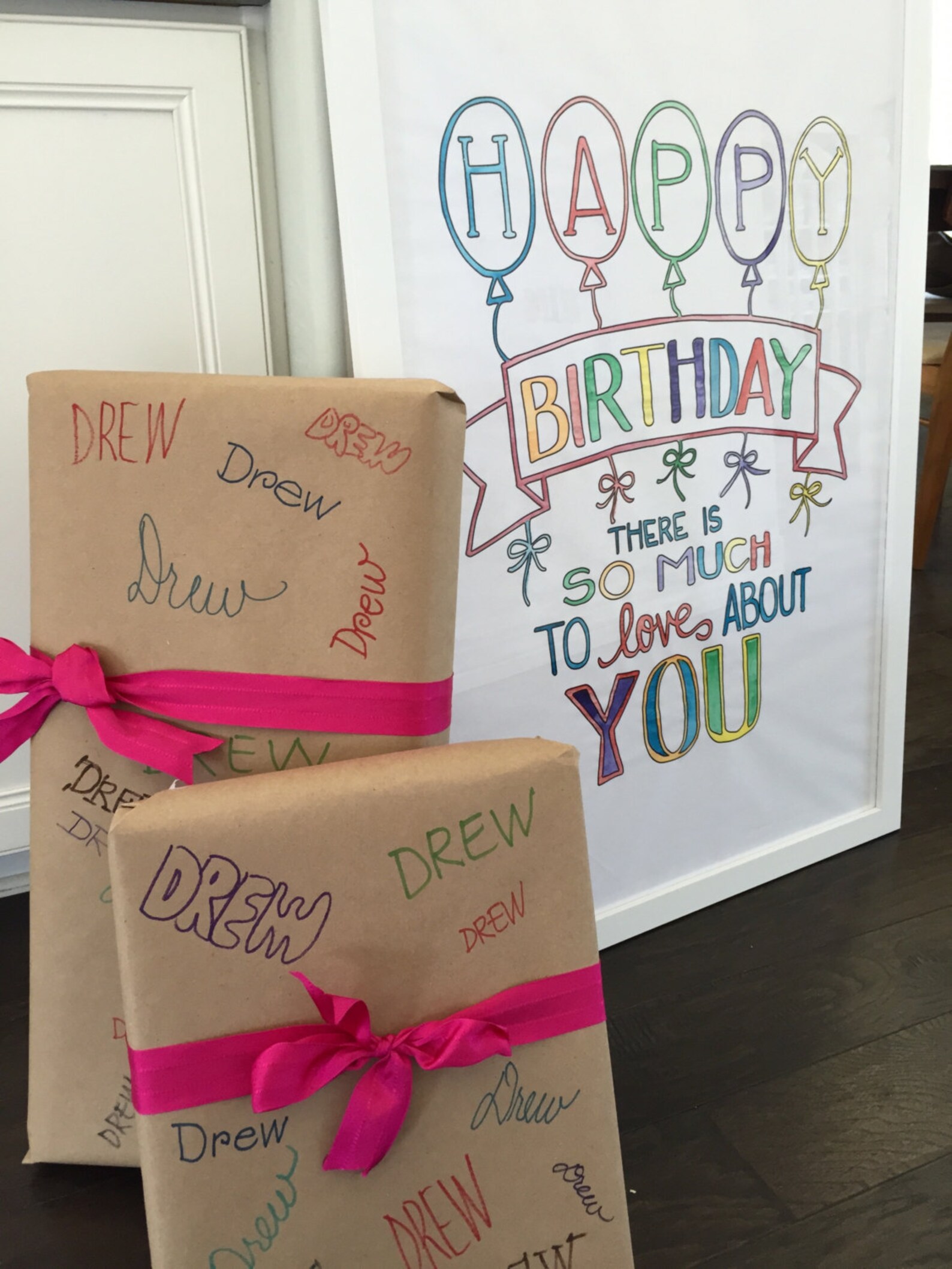 INSTANT DIGITAL DOWNLOAD-Happy Birthday Poster Printable | Etsy