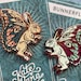 Bunnerfly Lapel Pin Set - Rabbit Pins - Hard Enamel Lapel Pins - Copper ...