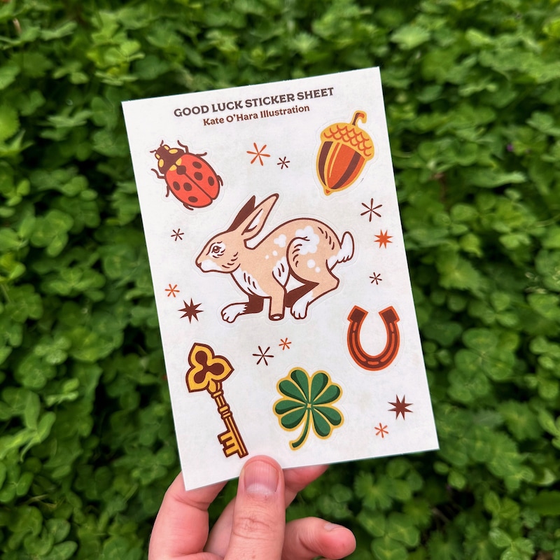 Good Luck Stickers - Etsy