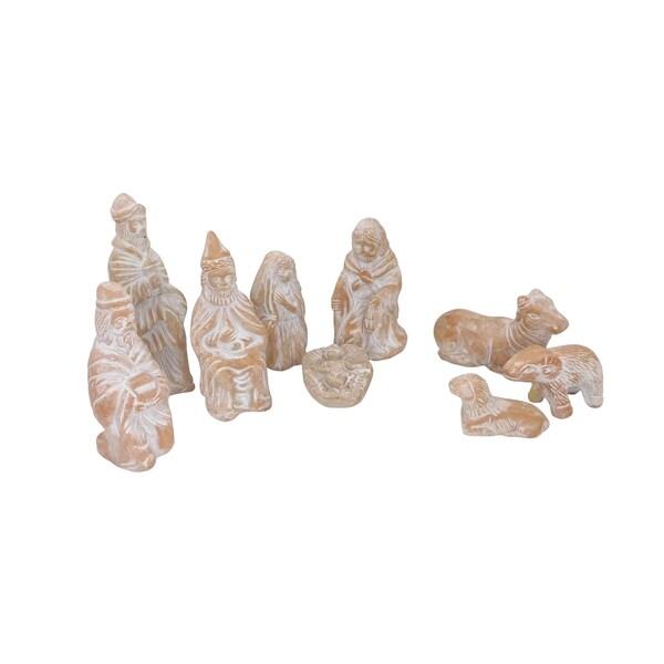 Terracotta Nativity - Etsy