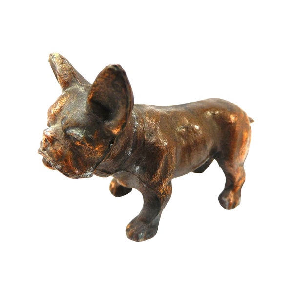 Miniature Metal Bulldog Figurine - Etsy