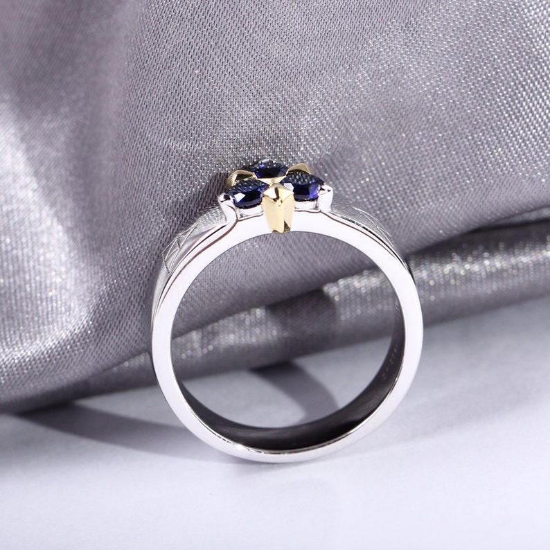 Zora Sapphire Wedding Band Spiritual Stone Ring Engagement Ring Cosplay ...
