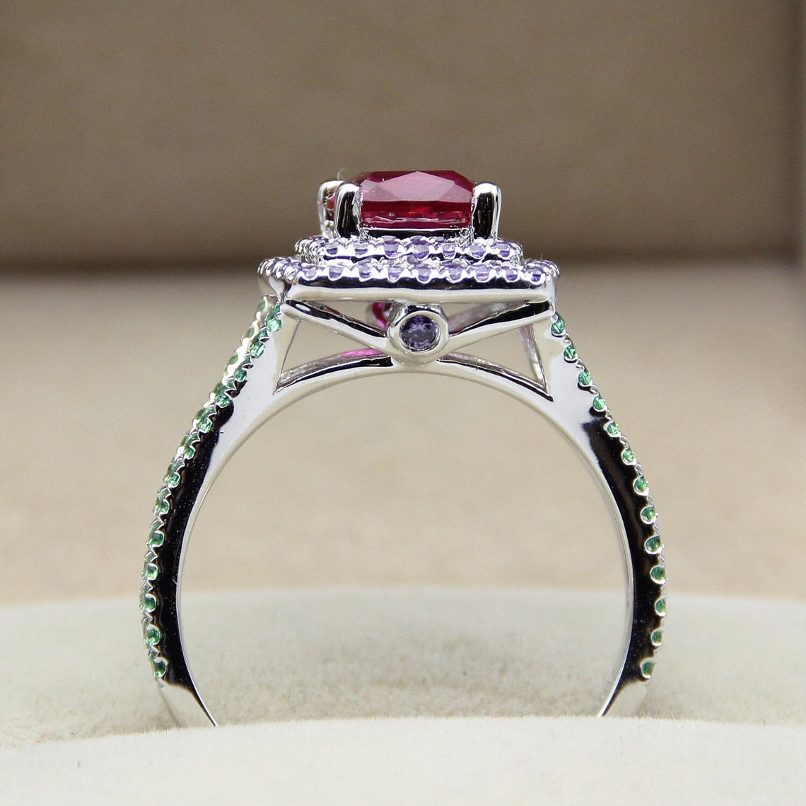 Little Mermaid Inspired Engagement Promise Ring Wedding Costume Cosplay ...
