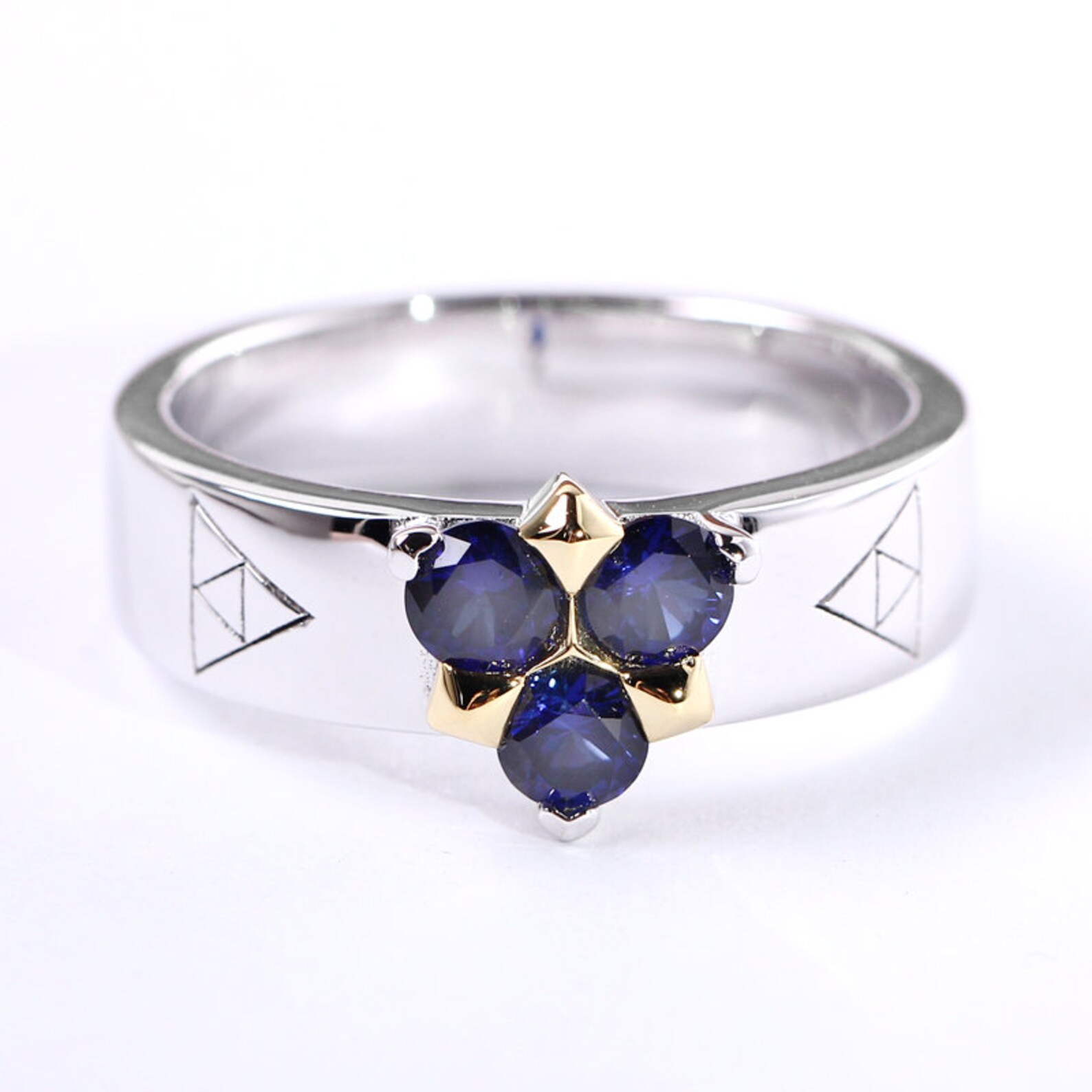 Zora Sapphire Wedding Band Spiritual Stone Ring Engagement Ring Cosplay ...
